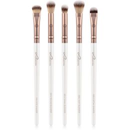 LUVIA COSMETICS Kosmetikpinsel-Set Nurai-Pinselhaar, vegan und hautfreundlich, verliert keine Haare. wei&szlig; 5 sanfte Pinsel f&uuml;r ein komplettes...