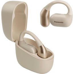 Panasonic Open-Ear-Kopfhörer »RB-F10« A2DP Bluetooth Bluetooth Multi-Point-Verbindung Noise-Cancelling Beige Dank der Bluetooth 5.4 Technologie...