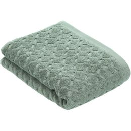Esprit Badetuch &raquo;Modern Grid&laquo; Hoch-Tiefstruktur in Steppoptik soft green Obermaterial: 100% Baumwolle B/L: 67 cmx140 cm