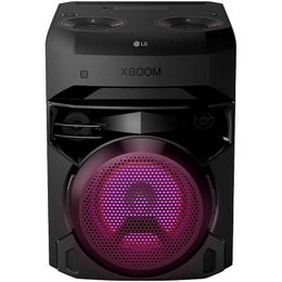 LG Party-Lautsprecher »xboom RNC2« 1.0 (Bluetooth Bass- und Lautstärkeregelung Beleuchtungseffekte Pairing 80 W) Party-Lautsprecher schwarz...