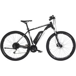 FISCHER BIKE FISCHER FAHRRAD »MONTIS EM 1724 557« 10 Gang Shimano Deore Schaltwerk Kettenschaltung Heckmotor 250 W mit Schloss, Pedelec, Elektrofahrrad für...