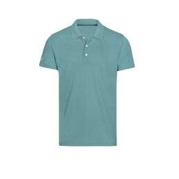 TRIGEMA Poloshirt »Poloshirt aus Polyester mit Knopfleiste« 1 Stk. tlg. seegras L L 100 % Polyester
