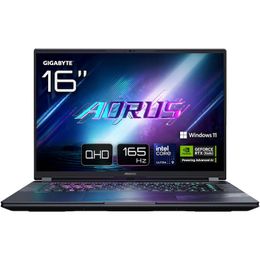 Gigabyte Gaming-Notebook »AORUS ELITE 16 BWHC3DEC65SP« 40, 6 cm / 16 ′′ Intel Core Ultra 9 GeForceRTX5070 2.000 GB SSD gray tide