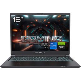Gigabyte Gaming-Notebook »G6 MF-H2DE854KH« 40, 64 cm / 16 ′′ Intel Core i7 GeForce RTX 4050 1.000 GB SSD schwarz
