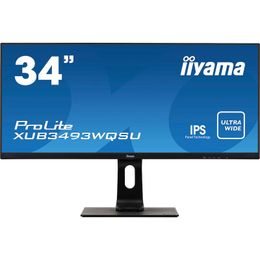 iiyama Gaming-Monitor »XUB3493WQSU-B1« 86, 7 cm/34 ′′ 3440 x 1440 px UWQHD 4 Reaktionszeit 75 Hz schwarz ADS-IPS Ultra-Wide Screen LED mit...