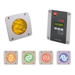 Weka LED Deckenleuchte &raquo;"Farblichtanwendung Set A" f&uuml;r Saunen&laquo; LED-Modul blau gr&uuml;n rot Farblicht-Set mit LED-Technik, inkl. Steuerungsmodul und...