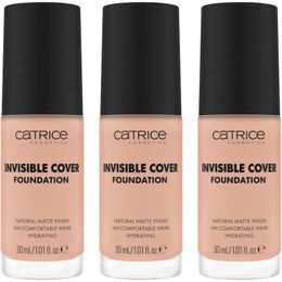 Catrice Foundation »Invisible Cover Foundation« mit langanhaltendem Finish natur 007C 0 16H Tragekomfort, feuchtigkeitsspendend durch Hyaluronsäure...