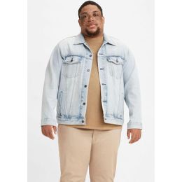 LEVI'S® PLUS LEVI'S PLUS Jeansjacke »BIG TRUCKER« ohne Kapuze mit Knopfleiste und Brusttaschen new light trucker 3XL (68/70) 3XL (68/70) Jeansjacke BIG TRUCKER...