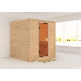 Karibu Sauna »Menja« Set, ohne Ofen naturbelassen