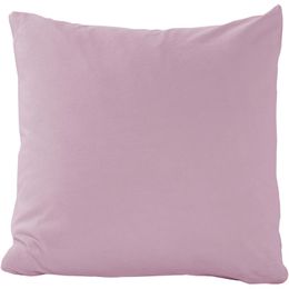 Primera Kissenbezug &raquo;Mako-Feinjersey Kissenbezug im Doppelpack&laquo; In vielen Uni-T&ouml;nen mauve Obermaterial: 100% Baumwolle B/L: 40 cm x 40 cm