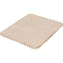 Kleine Wolke Badematte &raquo;Marco&laquo; H&ouml;he 20 mm rutschhemmend beschichtet fu&szlig;bodenheizungsgeeignet Badteppich, Uni Farben beige Polyester