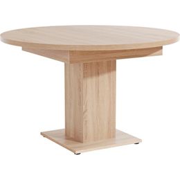 M&auml;usbacher M&Auml;USBACHER Esstisch &raquo;TOPSELLER!&laquo; Auszugtisch. OTTOs Choice, Esstisch rund mit Auszug und Bodenplatte. eiche s&auml;gerau + eiche s&auml;gerau + eiche s&auml;gerau