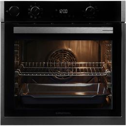 Grundig Einbaubackofen »GEBD19300DX« mit 2-fach-Teleskopauszug mit Steam Clean SoftDoormatic schwarz