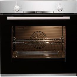 Bosch Einbaubackofen 2 »HBA530BR1« mit Teleskopauszug nachrüstbar mit ecoClean Direct silberfarben