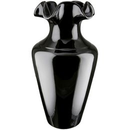 Gilde Tischvase »Vase Irina, aus Keramik, Höhe ca. 40 cm« wasserdicht schwarz