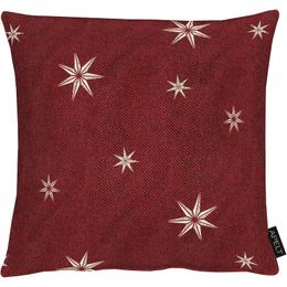 Apelt Kissenhülle »5842« goldfarben, rot Obermaterial: 65% Polyester, 30% Viskose, 5% Polyacryl B/L: 40 cm x 40 cm