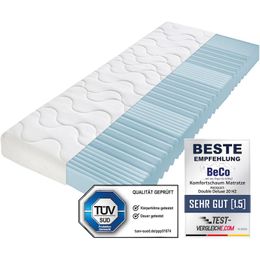 Beco Komfortschaummatratze &raquo;Double Deluxe Matratze 20, Matratze in 90x200 cm und weiteren Gr&ouml;&szlig;en&laquo; 20 cm hoch Raumgewicht: 28 kg/m&sup3; 1 Stk. tlg....