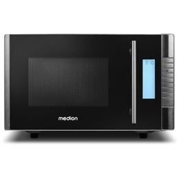 Medion Mikrowelle »MD 14482 mit Grillfunktion, Timerfunktion, 20 L Kapazität« Grill Mikrowelle 800 W 5 Leistungsstufen, 8 Automatikprogramme,...