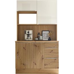 respekta Buffet »Safado aus der Serie Marleen« Breite 120 cm, mit Soft-Close, in exklusiver Konfiguration für OTTO Front: Weiß Hochglanz & Artisan...