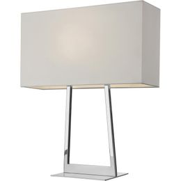 Villeroy & Boch VILLEROY & BOCH Tischleuchte &raquo;Lyon&laquo; E27 1 Stk. chromfarben