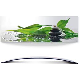 Artland Wandbild »Spa mit Steinen und Bambus« Zen 1 Stk. tlg. 3D Optik gebogen Farbe Bild(er): grün