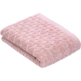 Esprit Badetuch &raquo;Modern Grid&laquo; Hoch-Tiefstruktur in Steppoptik rose Obermaterial: 100% Baumwolle B/L: 67 cmx140 cm