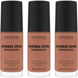 Catrice Foundation »Invisible Cover Foundation« mit langanhaltendem Finish natur 050C 16H Tragekomfort, feuchtigkeitsspendend durch Hyaluronsäure...
