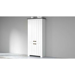Inosign Schuhschrank &raquo;FIGO, Made in Italy &ndash; Schuhkommode, Schuhregal f&uuml;r ca. 40 Paar Schuhe&laquo; 1 Stk. tlg. 4-T&uuml;rig, Siebdruck-dekorative Fr&auml;sungen,...