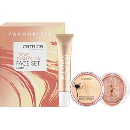 Catrice Make-up Set »More Than Glow Face Set Gold« mit goldenem Schimmer goldfarben 0 Set mit flüssigem Highlighter, Puder-Highlighter und Bronzer