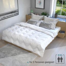 Jekatex Microfaserbettdecke »Bettdecke, Microfaserbettdecke in 200x200 cm« normal Füllung 100% Polyester 1 Stk. tlg. Ganzjahresdecke, Allergiker...