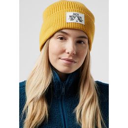 Jack Wolfskin Beanie »BADGE BEANIE« mustard onesize onesize Strickmütze