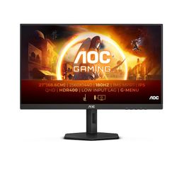 AOC Gaming-LED-Monitor »Q27G4X« 68, 5 cm/27 ′′ 2560 x 1440 px QHD 180 Hz schwarz neig-, schwenk-, höhenverstellbar, Vesa Wandhalterung 100x100