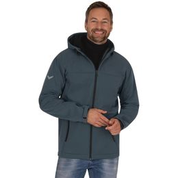 TRIGEMA Softshelljacke »Klassische Softshell–Kapuzenjacke« 1 Stk. tlg. anthrazit XL XL 44 % Polyester, 46 % Polyamid, 10 % Elastan