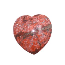 Firetti Edelstein »Schmuck Geschenk Herz« Poppy Jasper, Handschmeichler rot + Stein 0 Glücksbringer, der Dich immer begleitet