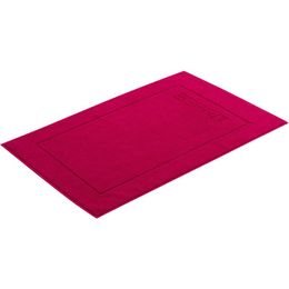 Esprit Badematte »Solid« Höhe 8 mm fußbodenheizungsgeeignet schnell trocknend Badteppich, Uni Farben, mit Logo Stickerei Hotelmatte raspberry...