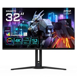 Gigabyte Gaming-Monitor »AORUS FO32U« 80, 3 cm/32 ′′ 3840 x 2160 px UHD 0, 03 Reaktionszeit 165 Hz schwarz Neigbar,Höhenverstellbar, Schwenkbar,...
