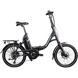 Z&uuml;ndapp Z&uuml;ndapp Damen &raquo;X100&laquo; 9 Gang Shimano Sora Schaltwerk Kettenschaltung Mittelmotor 250 W Pedelec, Elektrofahrrad f&uuml;r Damen u. Herren schwarz