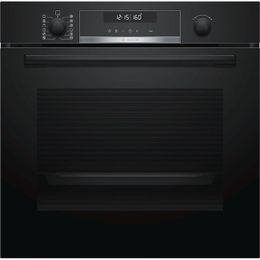 Bosch Pyrolyse Backofen Serie 6 »HBA578BB0« mit Teleskopauszug nachrüstbar mit Pyrolyse-Selbstreinigung schwarz