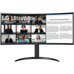 LG Curved-LED-Monitor &raquo;34WR55QK&laquo; 86 cm/34 &prime;&prime; 3440 x 1440 px UWQHD 5 Reaktionszeit 100 Hz schwarz
