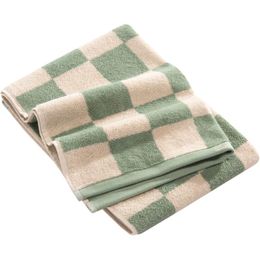 Esprit Handtuch »Cube« Schachbrettdesign soft green Obermaterial: 100% Baumwolle B/L: 50 cmx100 cm