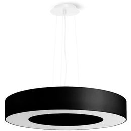 SOLLUX LIGHTING Kronleuchter »SATURNO« E27 1 Stk. Slush -Einstellung Schwarz