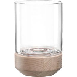 Leonardo Windlicht &raquo;Windlicht auf Holzsockel LEGNO&laquo; beige