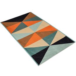Vossen Strandtuch »triangle« buntes Dreieck Design toasty Obermaterial: 100% Baumwolle B/L: 100 cmx180 cm
