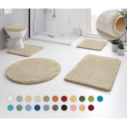 Kleine Wolke Badematte &raquo;RELAX&laquo; H&ouml;he 30 mm rutschhemmend beschichtet fu&szlig;bodenheizungsgeeignet Badteppich, Uni Farben, rechteckig, rund & als Set...
