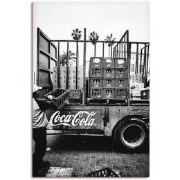 Artland Wandbild »CocaCola-LKW in El Jadida - Marokko« Auto 1 Stk. tlg. als Alubild, Outdoorbild, Leinwandbild, Poster, Wandaufkleber Farbe...