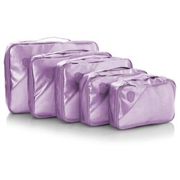 Heys Kofferorganizer »Metallic Packing Cube« x Joachim Llambi Gepäckwürfel Packwürfel Kleidertasche lilac