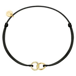 Glanzst&uuml;cke M&uuml;nchen GLANZST&Uuml;CKE M&Uuml;NCHEN Armband &raquo;GSM4012&laquo; gelbgold none Extravagantes Textilarmband mit Anh&auml;nger