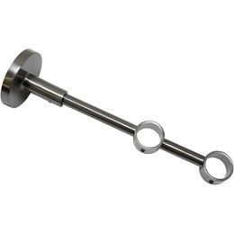 Gardinia Doppeltr&auml;ger &raquo;Chicago&laquo; Serie Einzelprogramm Chicago &Oslash; 20 mm titansilberfarben L&auml;nge: 12 cm
