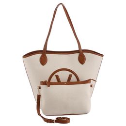Valentino Handbags VALENTINO BAGS Shopper »SHOPPING COVENT« Henkeltasche, Handtasche Damen, Schultertasche NATURALE/CUOIO