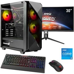 Hyrican Gaming-PC-Komplettsystem »Striker SET02390« 30 ′′ Intel Core i5 GeForce RTX 4060 16 GB RAM 1.000 GB SSD DDR5, Windows 11, inklusive 30"...